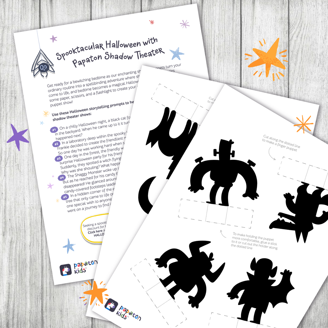 Halloween Puppet Set (DIY Shadow Puppet Show) – Papaton Kids